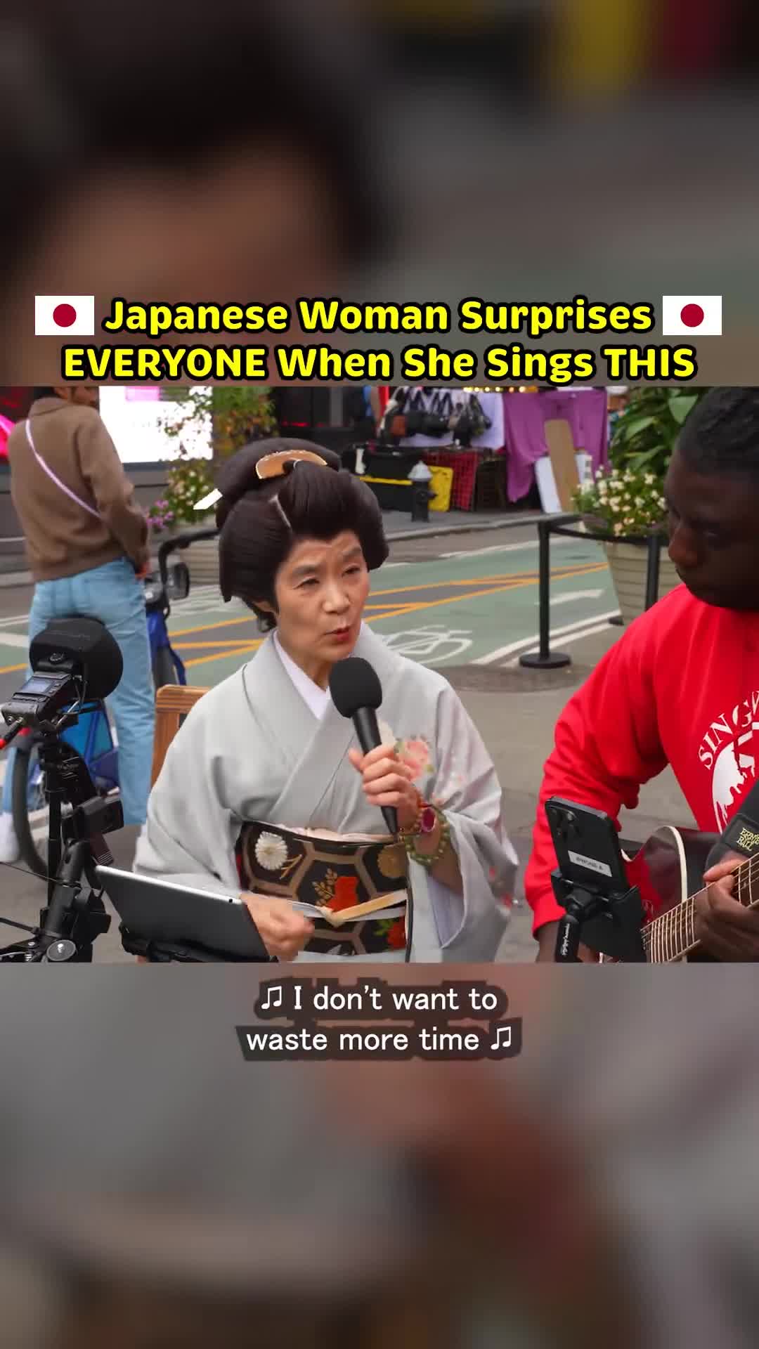 J'ai chanté dans la rue et voilà le résultat! 🎤