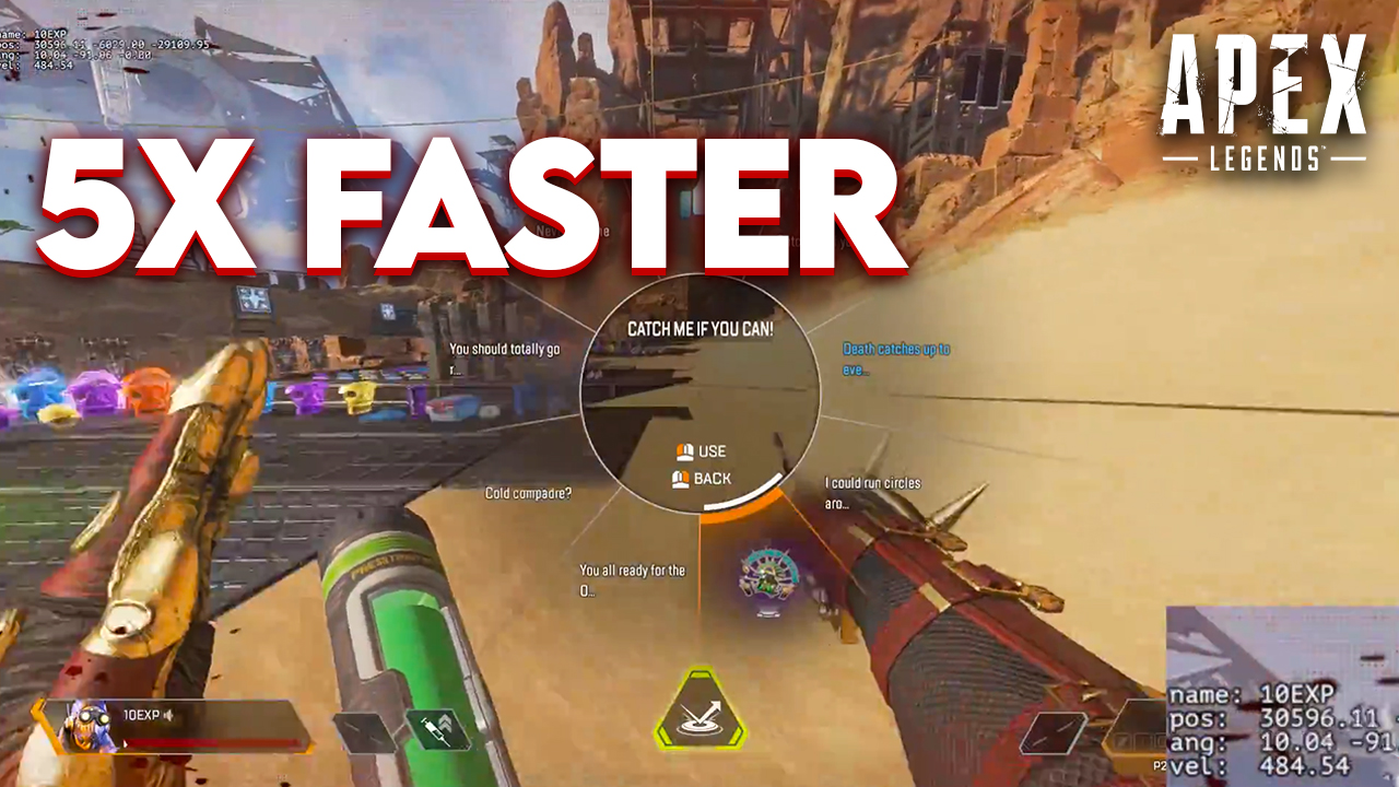 The fastest movement bug ever found in Apex Legends 5X speed