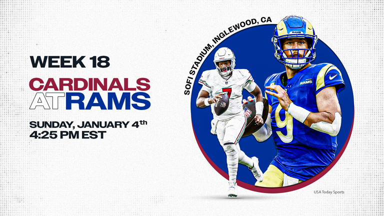 Rams vs. Cardinals live updates: NFL Week 18 game score, highlights