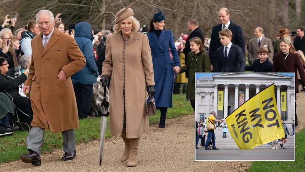 Anti-monarchy group accuses royals of not 'working' and slams length of ...