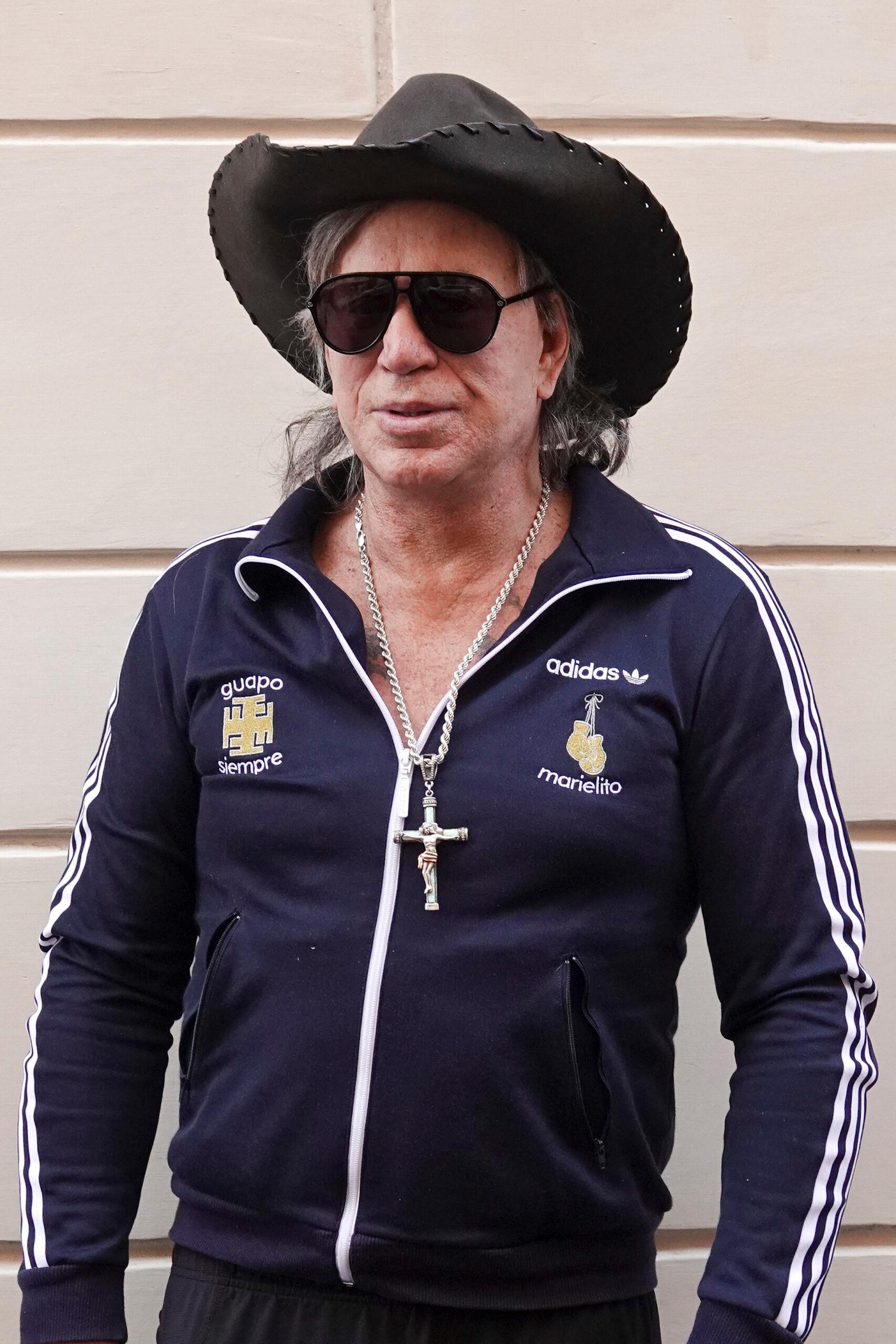 Mickey Rourke denies approving a GoFundMe as questions swirl