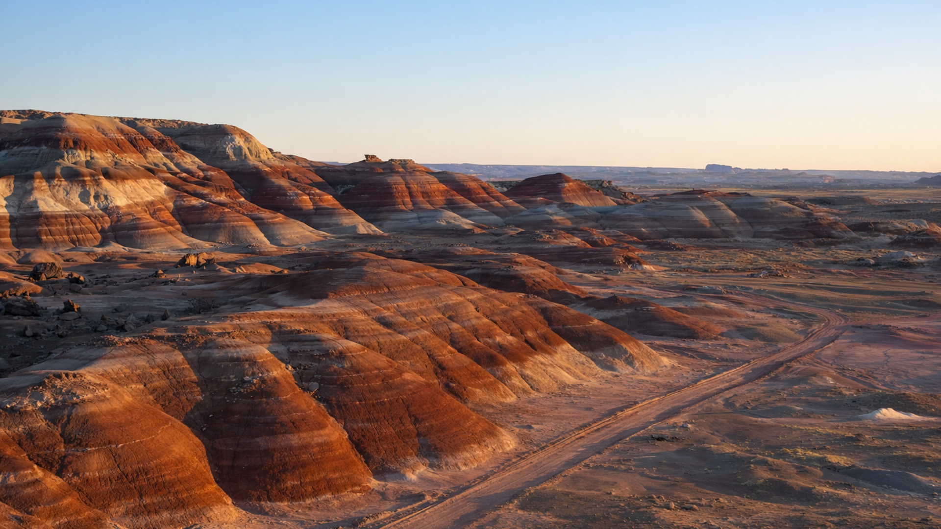 A desert that looks like Mars