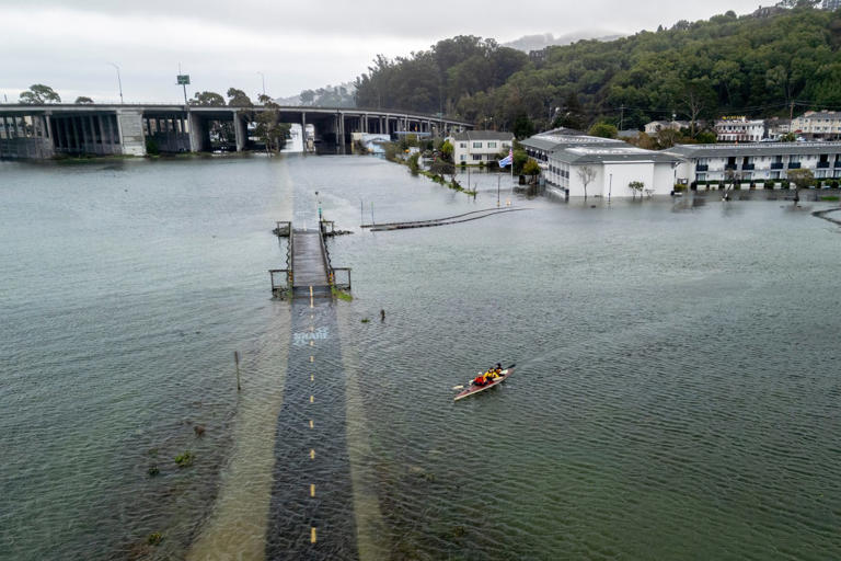 Rain continues in parts of California reeling from flooding and high tides