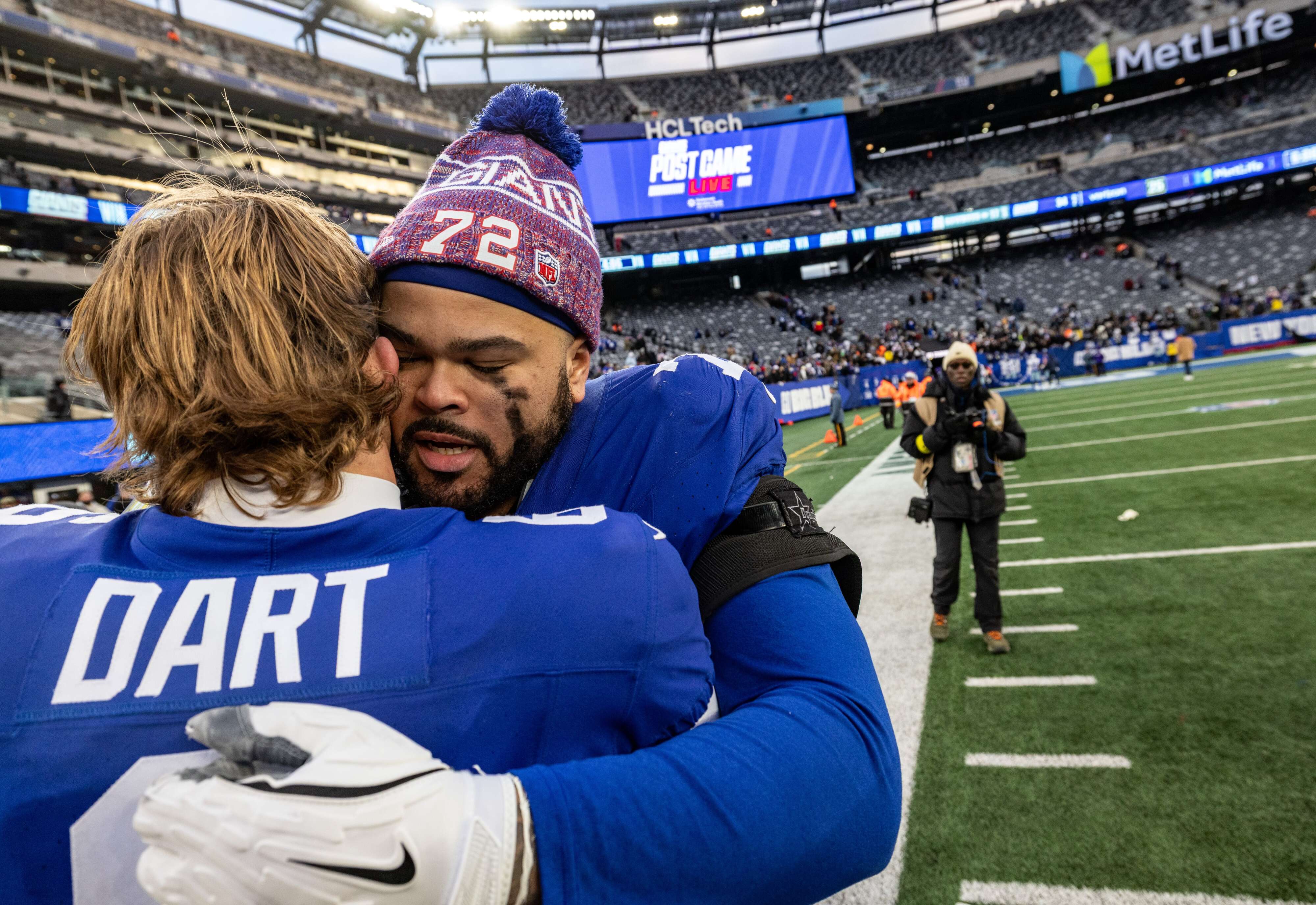 Giants’ Jaxson Dart makes big promise for 2026 after encouraging rookie ...