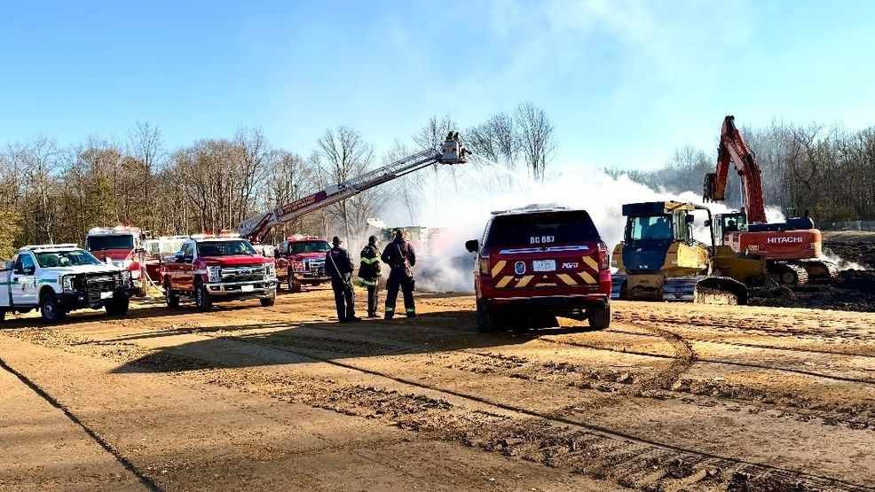 Brush fire burning mulch prompts road closures in Prince George's County