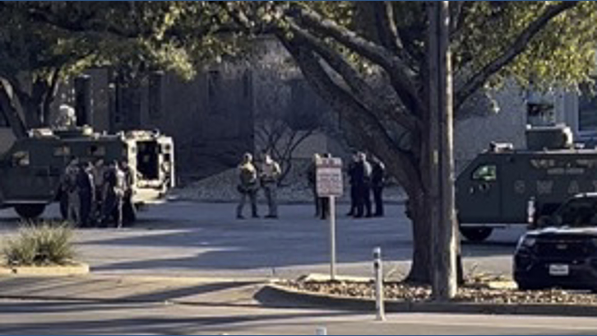 SWAT on a call in North Austin