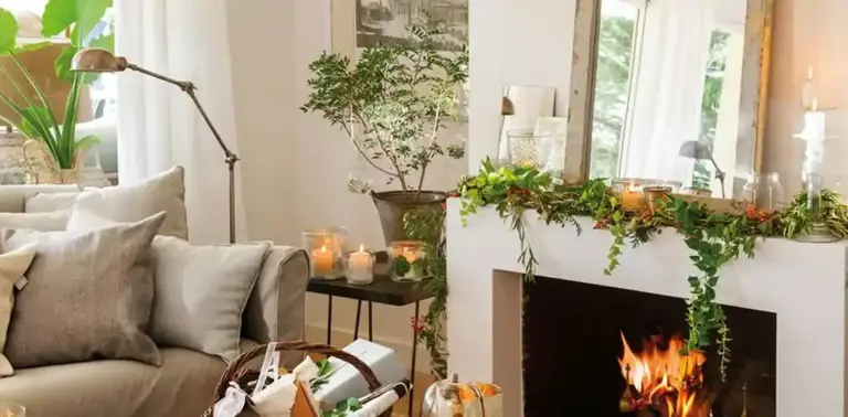 Cómo decorar la chimenea de Navidad con un toque mágico