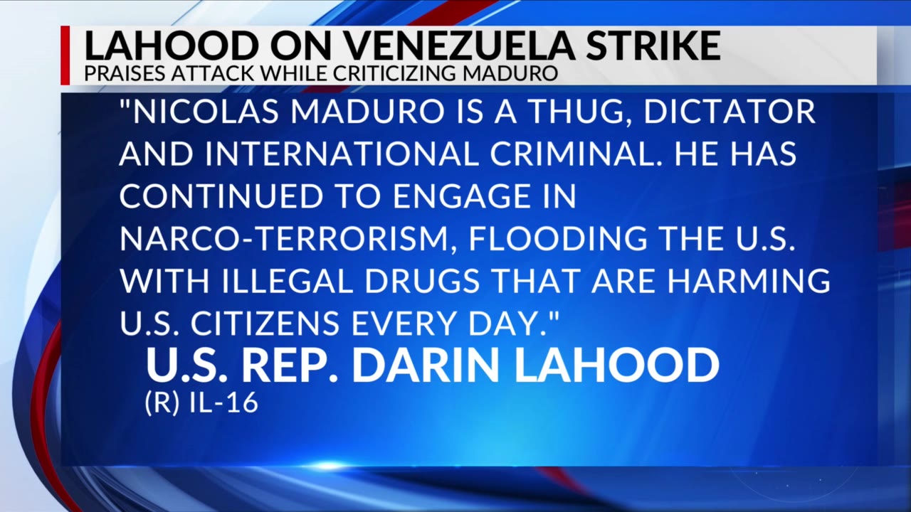 Illinois leaders respond to Venezuela strike
