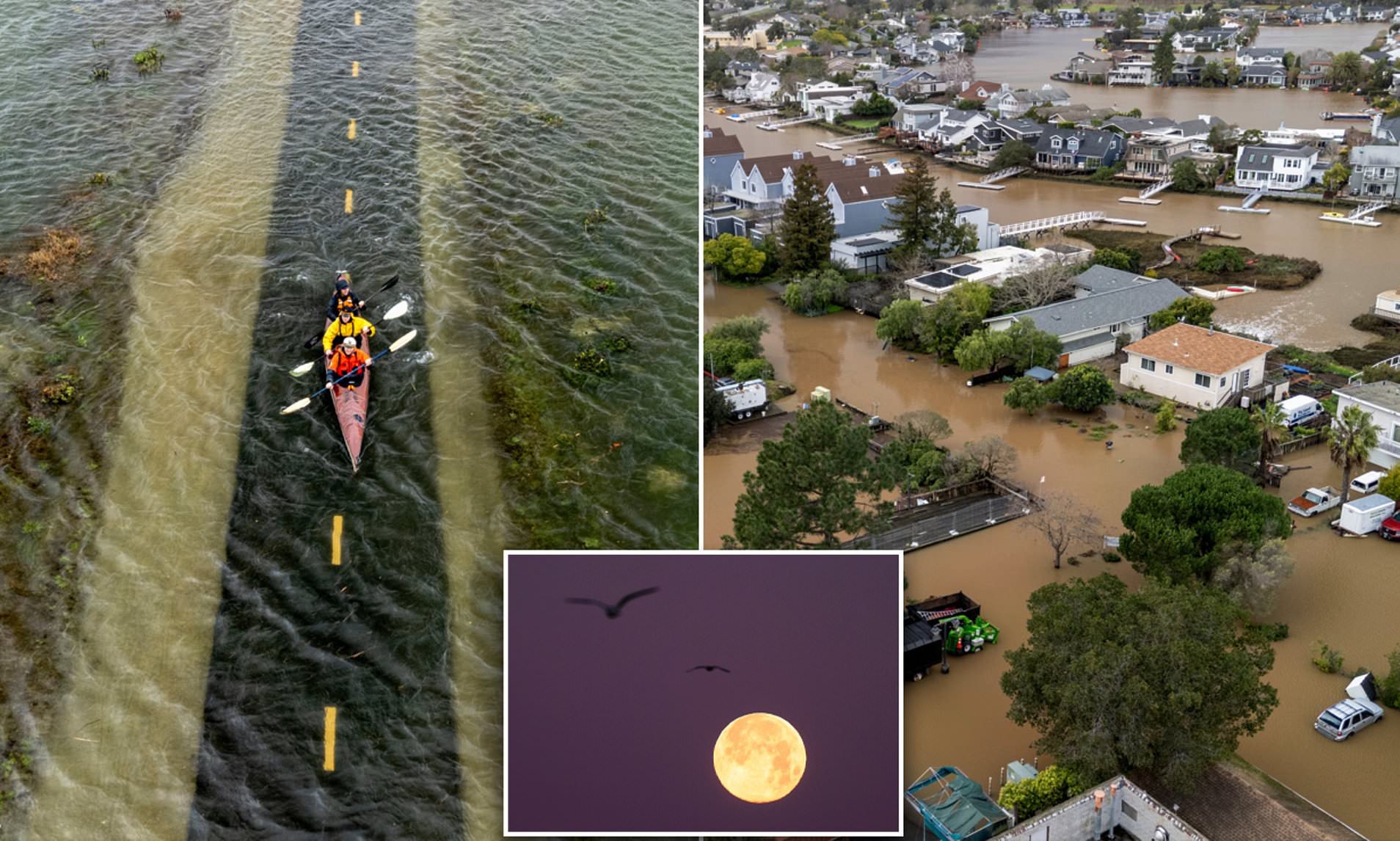 Super moon 'trifecta' causes intense flooding as terrified residents ...