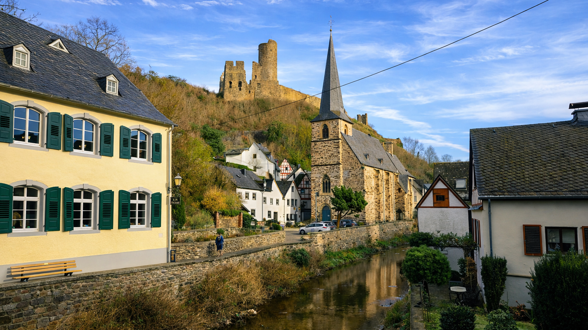 Exploring Monreal Germany Fairytale Village in Winter (4K)