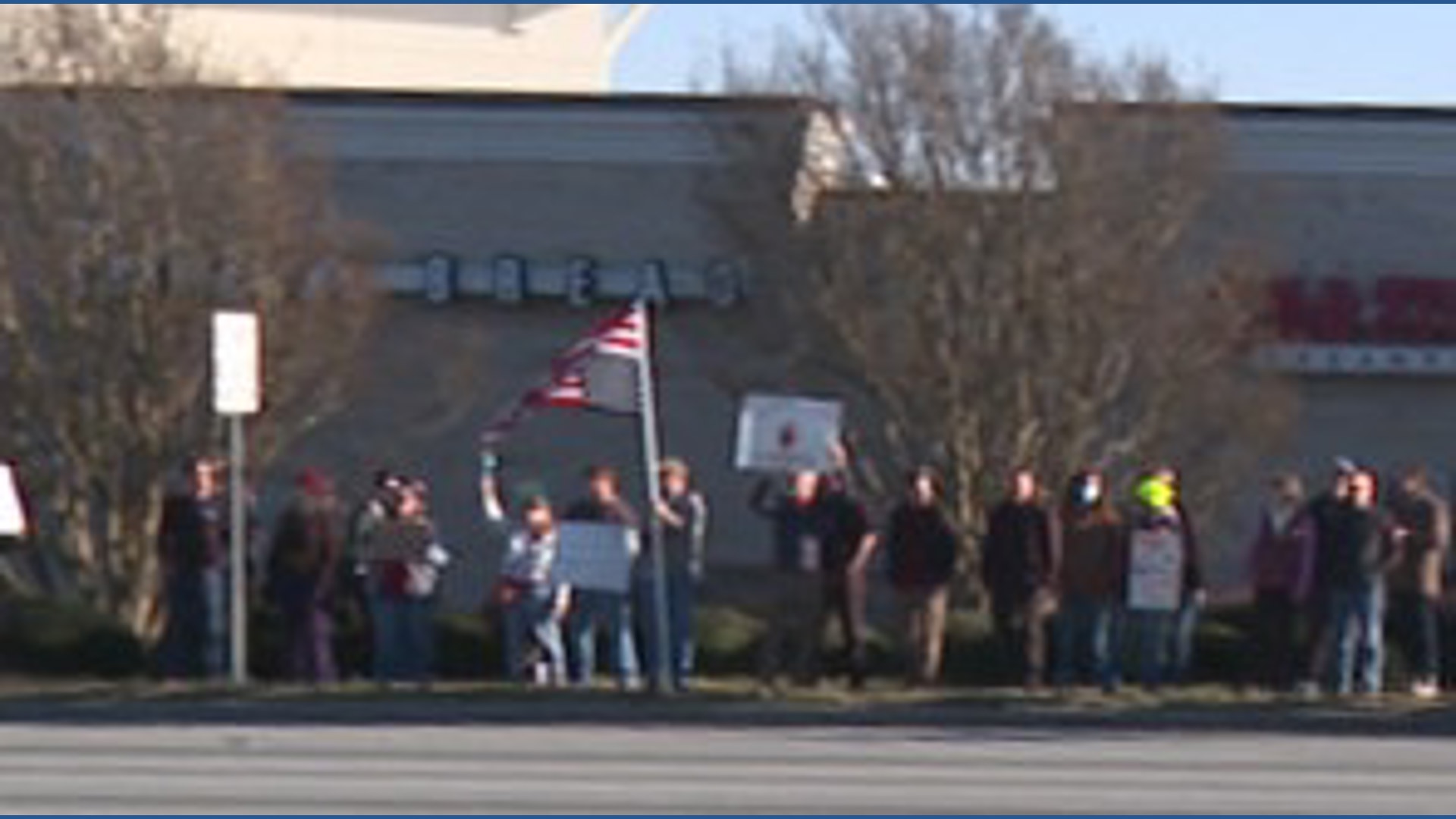 'Hands off Venezuela' protest today on Wendover Ave.