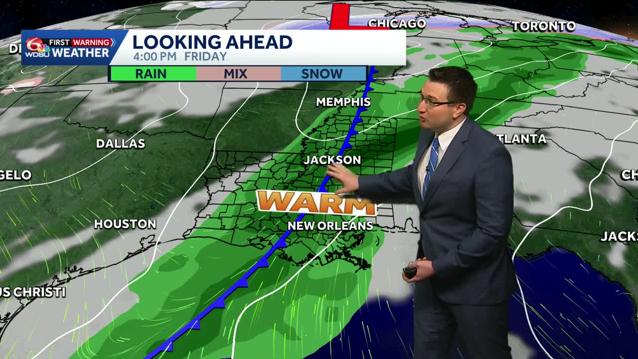Warmer days ahead with rain chances coming
