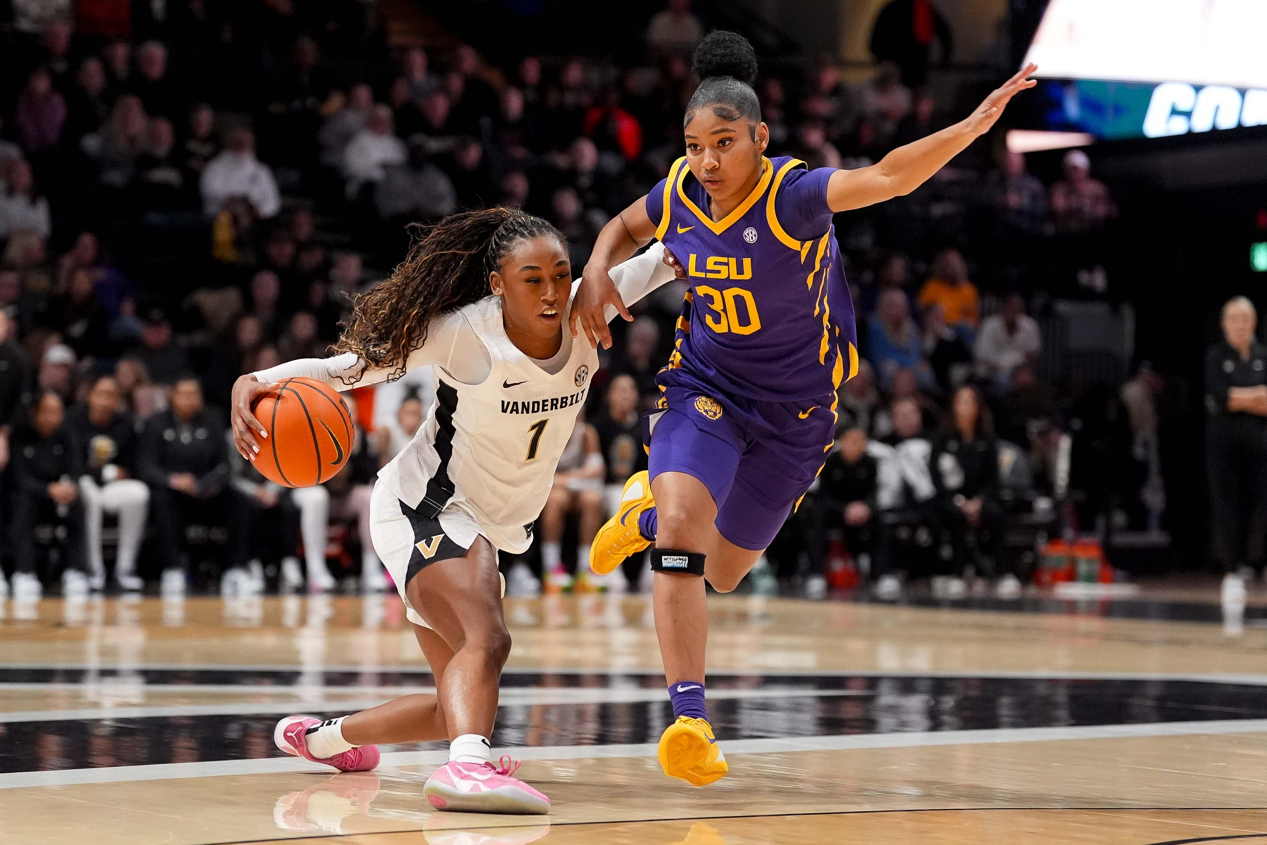 No. 12 Vanderbilt women remain undefeated knocking off No. 5 LSU 65-61