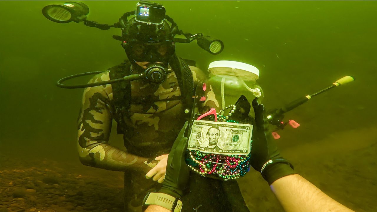 Hidden treasures found under underwater party spots