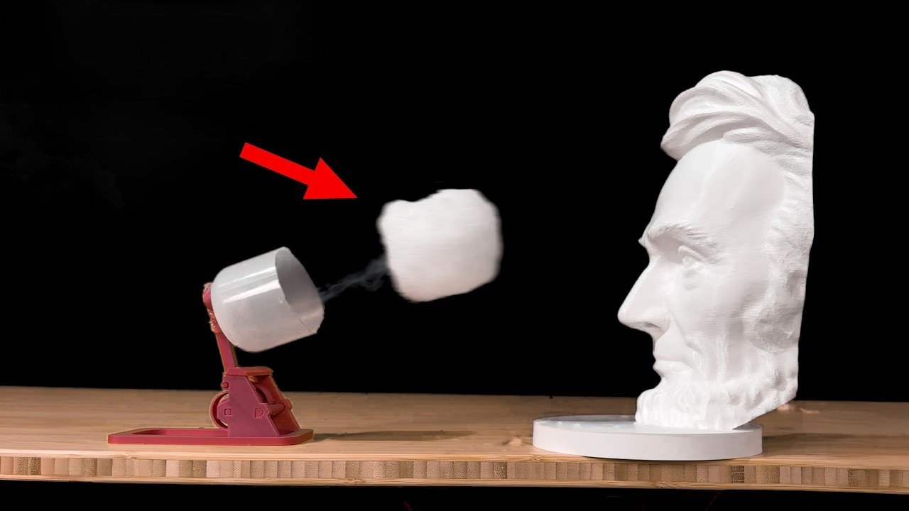 Throwing a -346°F snowball made of solid nitrogen