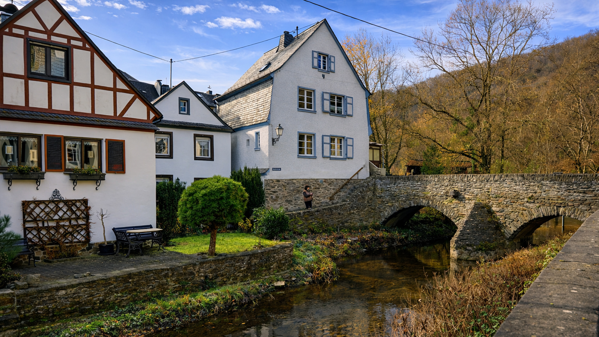 Monreal Germany quiet winter village straight from a fairytale (4K)