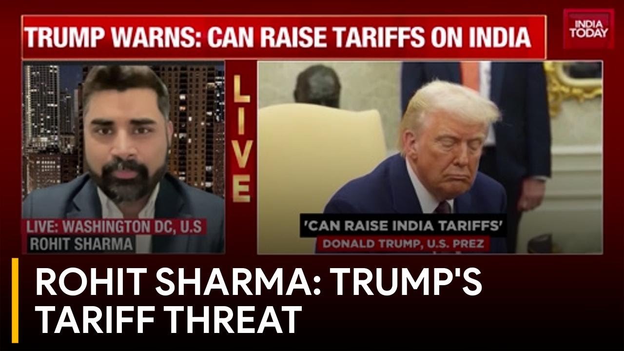 Rohit Sharma reports: Trump warns India on Russian oil, demands PM Modi ...