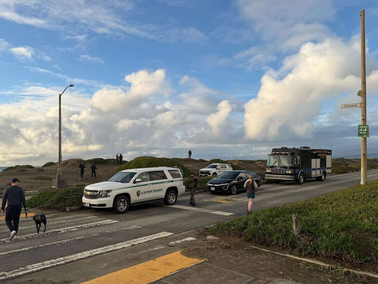 Military flare found at SF beach is safely detonated, authorities say