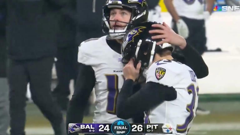 NFL world in shock after wild Steelers-Ravens game ends on missed field ...