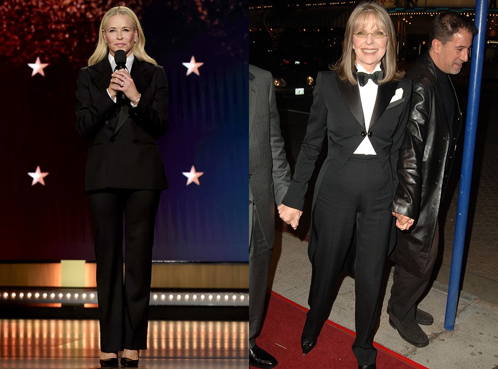 How Chelsea Handler paid tribute to Diane Keaton at Critics Choice