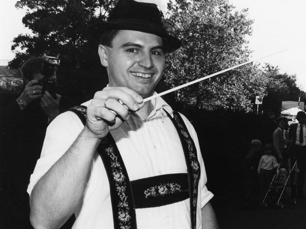 Maximilian Bach verabschiedet sich von der Musikkapelle Eglfing