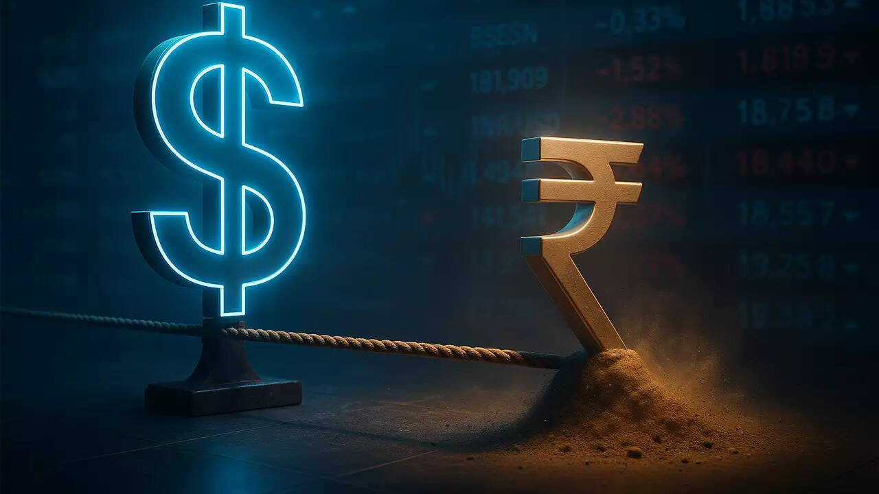 Rupee continues to fall! Currency drops 4 paise in early trade; reaches ...
