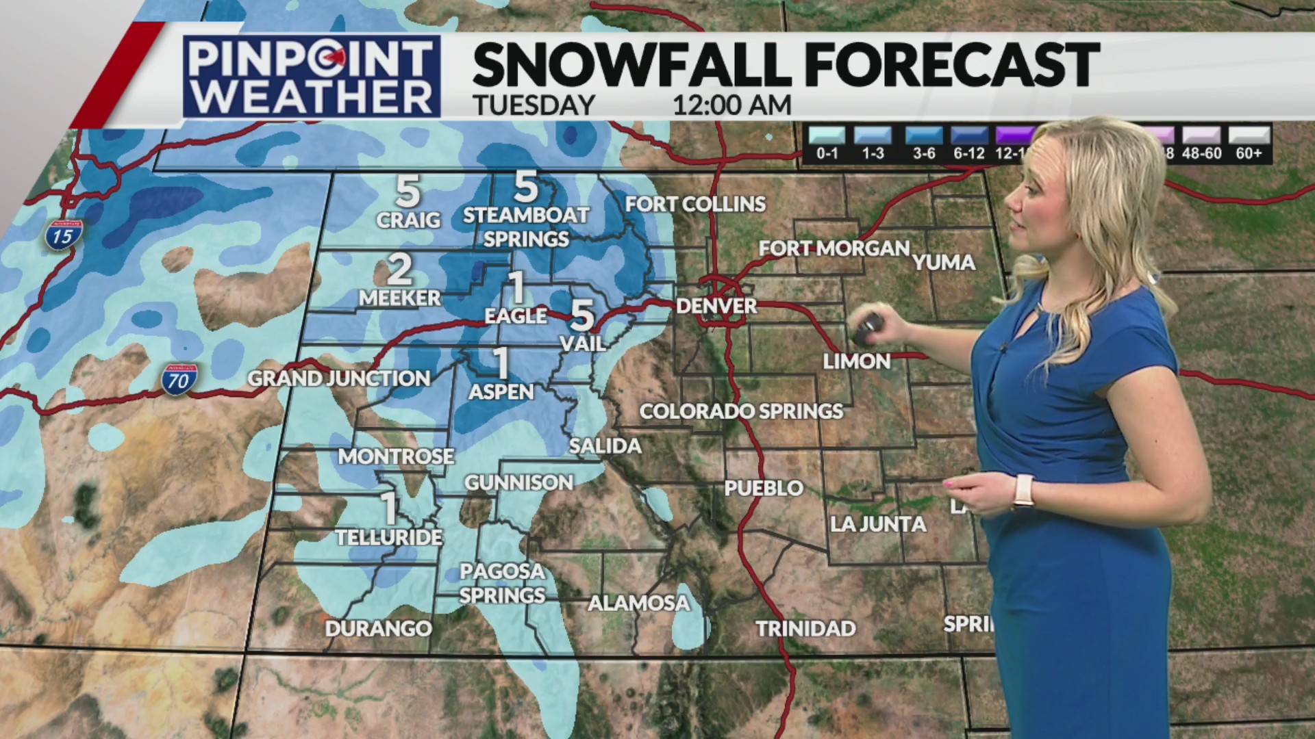 Denver weather: Mild start to week, snow in the mountains