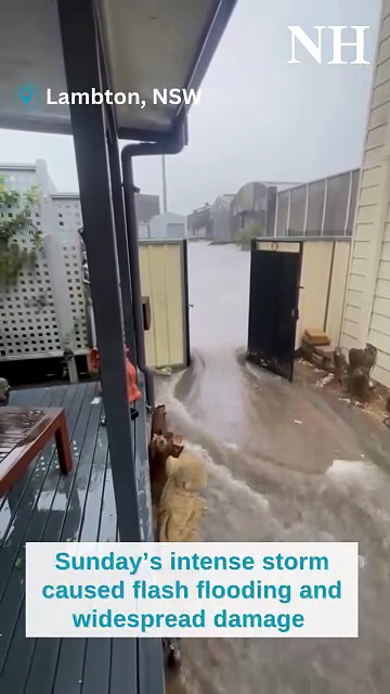 Storm in Lambton - Newcastle Herald - Jan 4, 2026