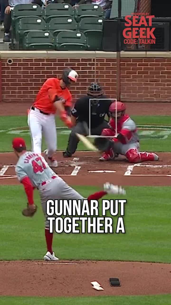 Gunnar Henderson just keeps his head down and balls out