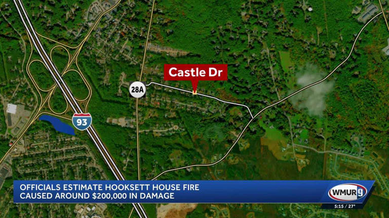 Hooksett home severely damaged in garage fire on Castle Drive Saturday