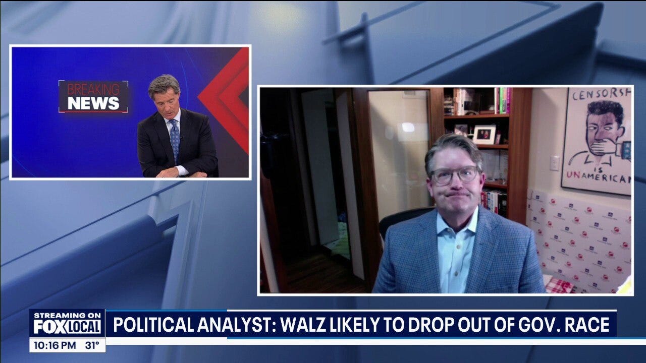 Tim Walz likely to drop out of 2026 governor's race