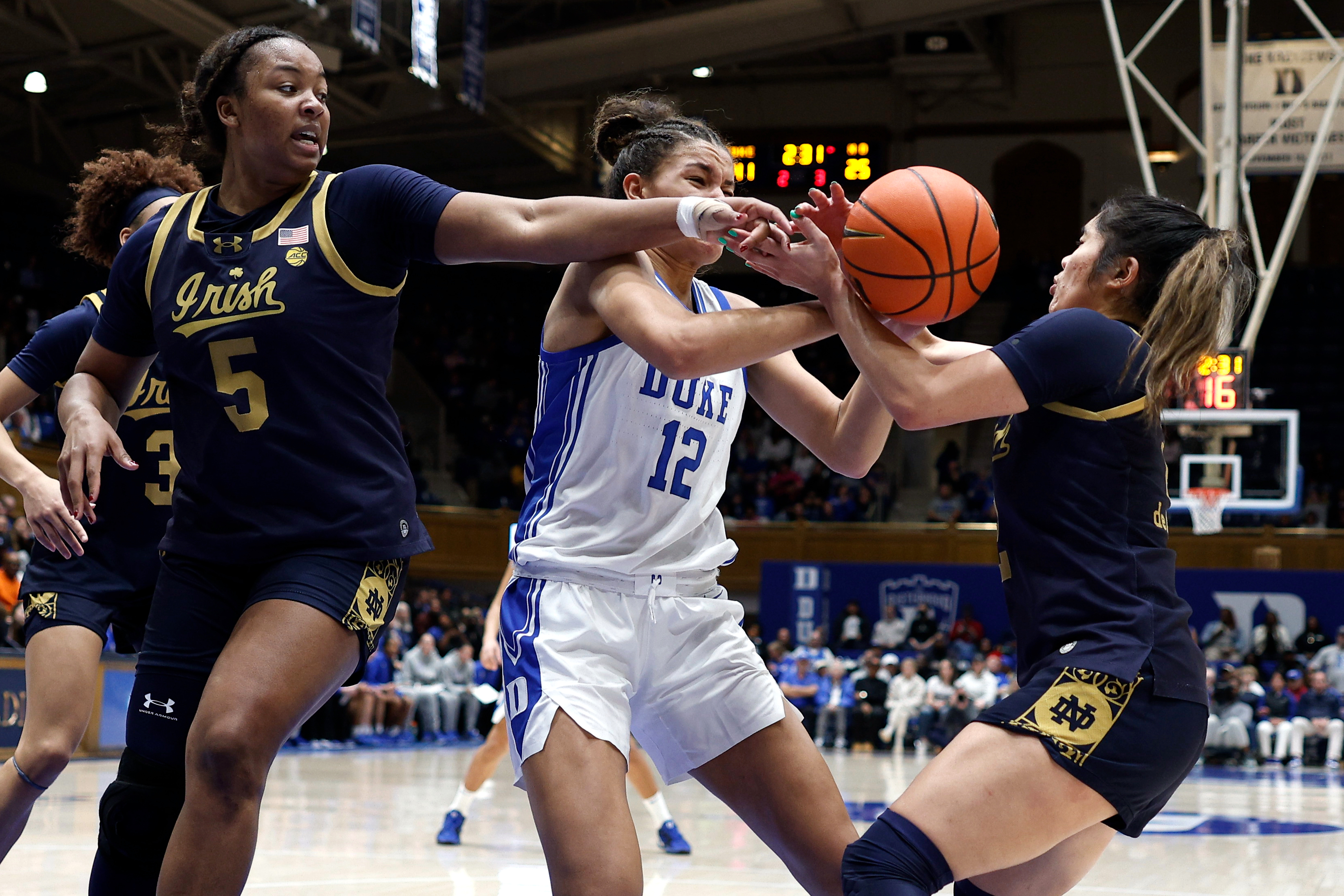 Duke takes the fight out of the Irish, 82-68