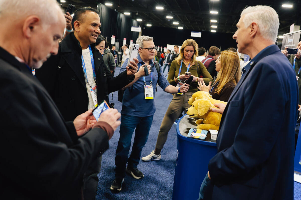 Robotic puppy, AI, wearable technology on display at CES media preview