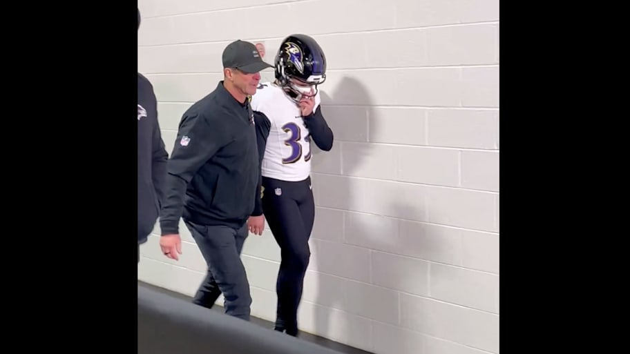 John Harbaugh comforted Ravens’ kicker Tyler Loop after heartbreaking ...