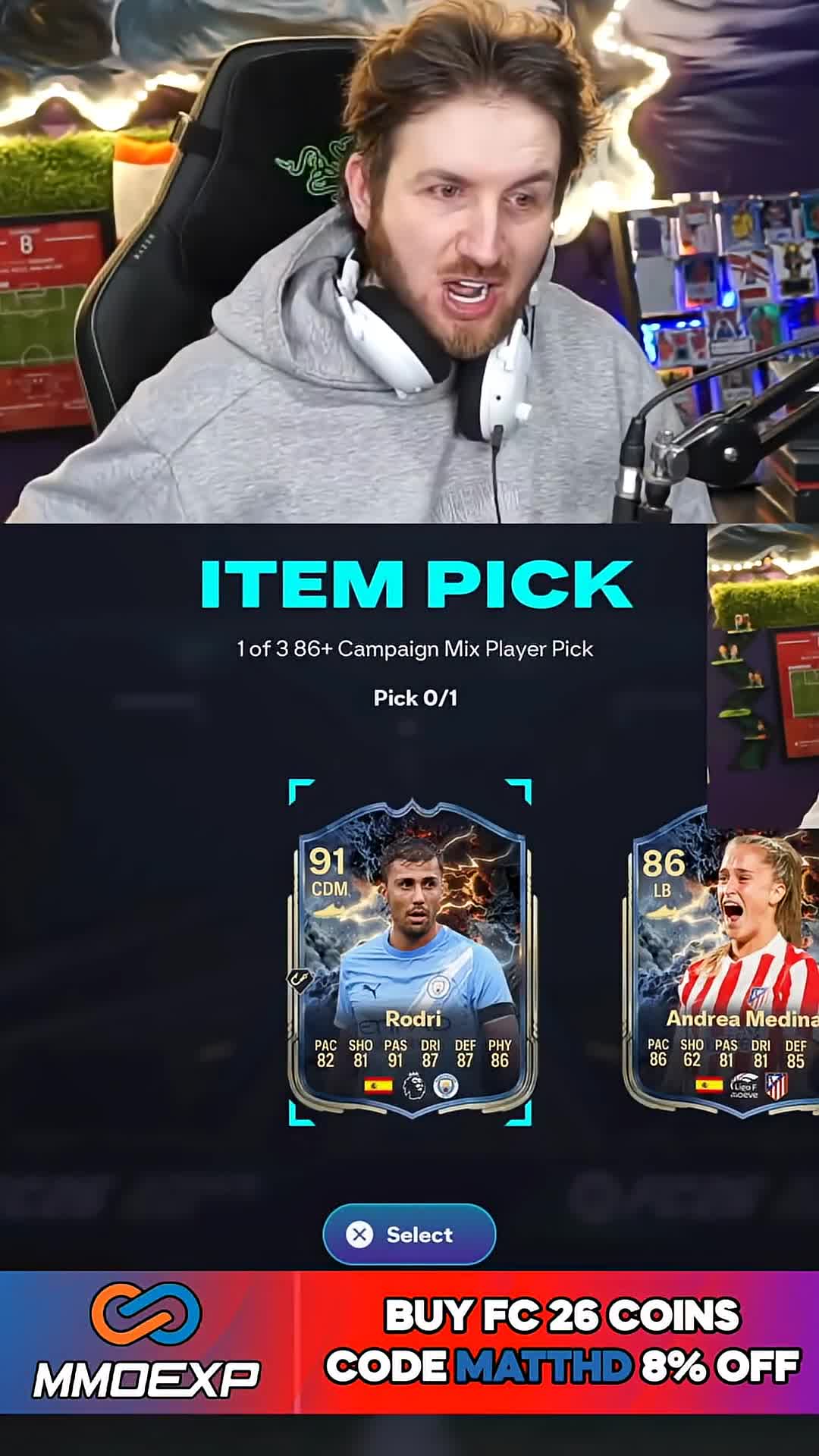 Insane luck! 86+ campaign mix player pick! #fc26 #shorts
