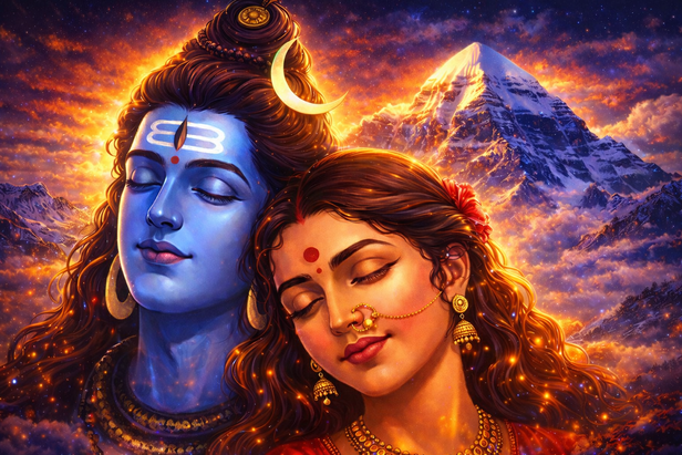 Why almost all gods and goddesses in Sanatan Dharma have curly hair