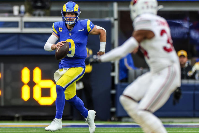 Matthew Stafford makes MVP case as Rams beat Cardinals, clinch playoff ...