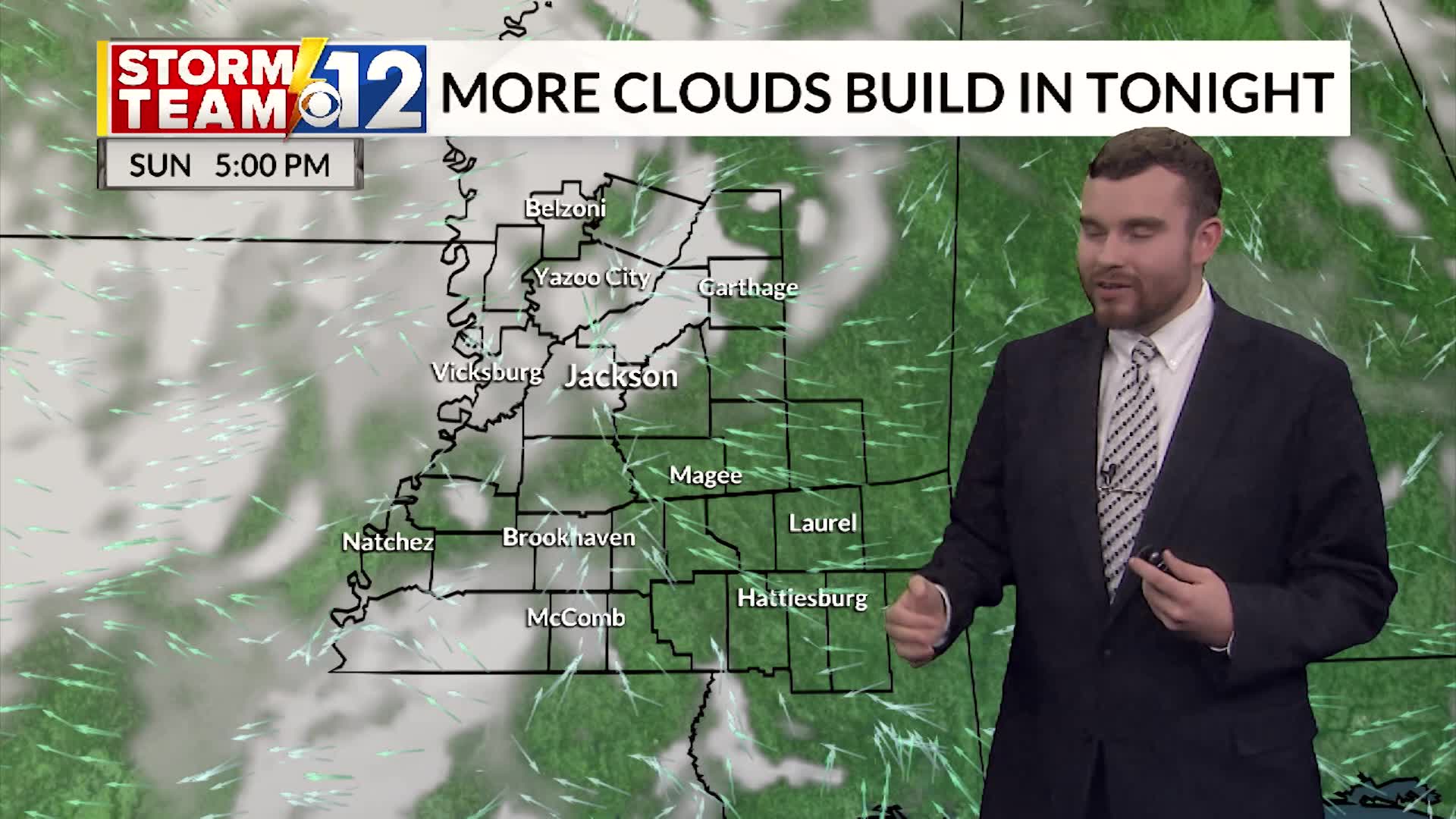 6 PM Sunday weather update