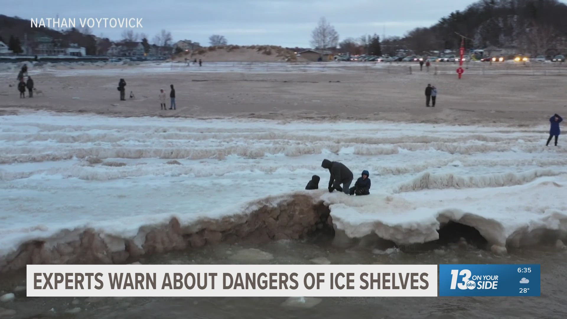 Why you should never venture onto Lake Michigan's ice shelves
