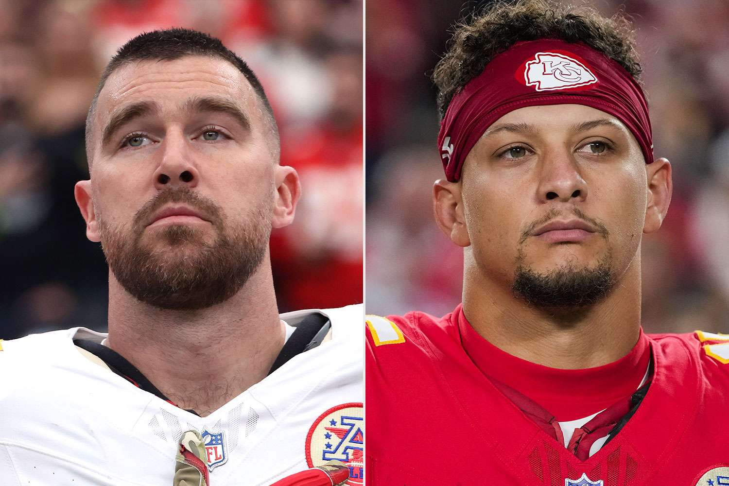 Patrick Mahomes cheers on Travis Kelce from home as the tight end nails ...
