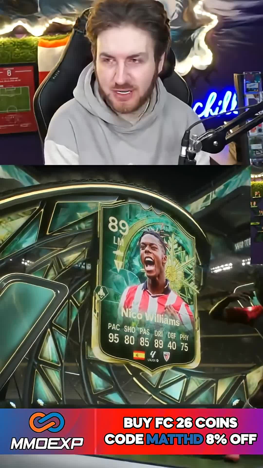 Crazy 550K pack! I packed an insane winter wildcard #fc26 #shorts