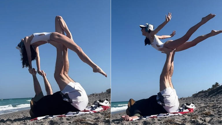 Photos of Bill Belichick's GF Jordon Hudson's killer legs make their ...