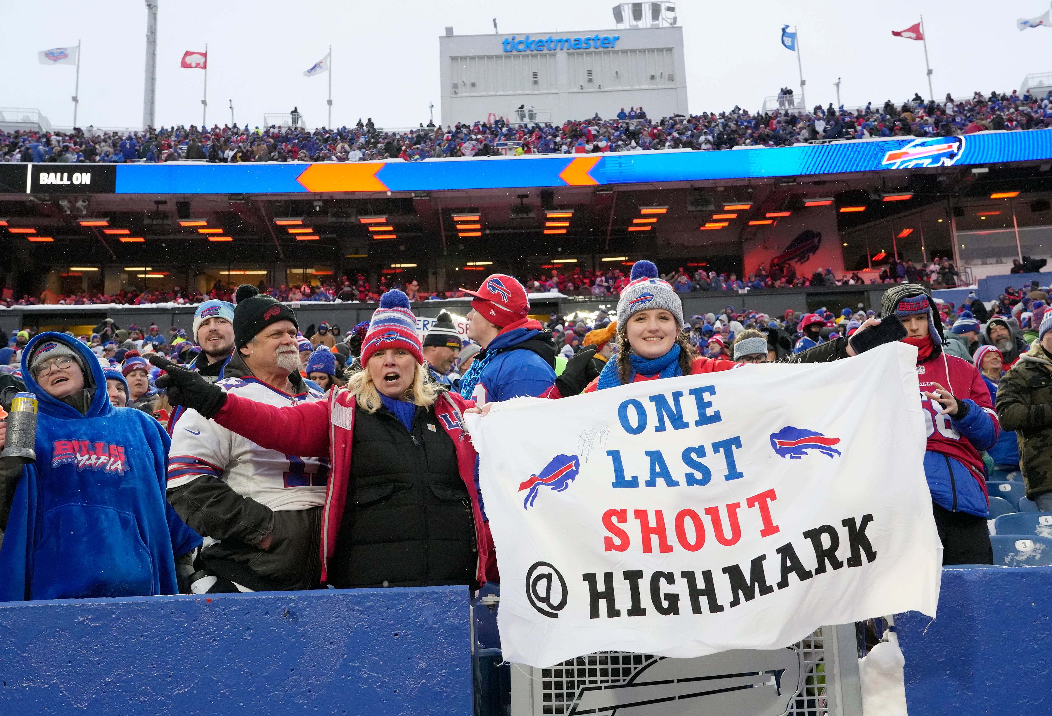 Bills fans leave a piece of themselves behind at the Ralph