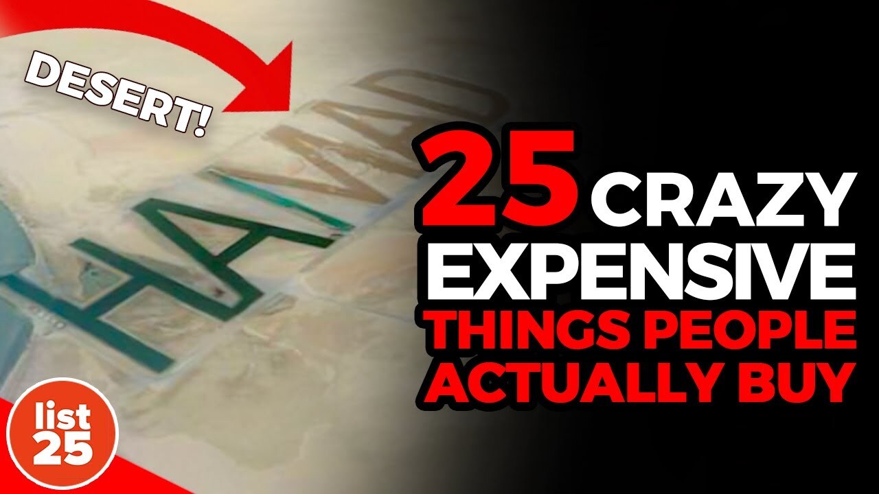 25 crazy things people spend lots of money on