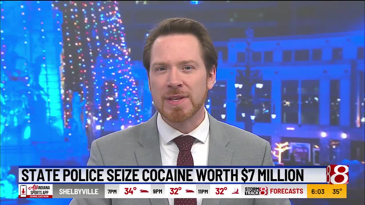 Indiana State Police seize cocaine worth $7 million