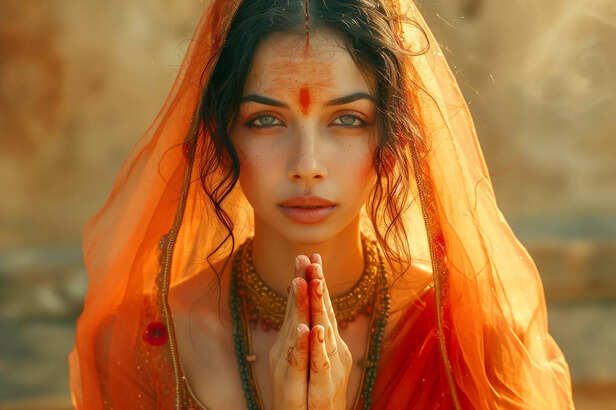 Why almost all gods and goddesses in Sanatan Dharma have curly hair