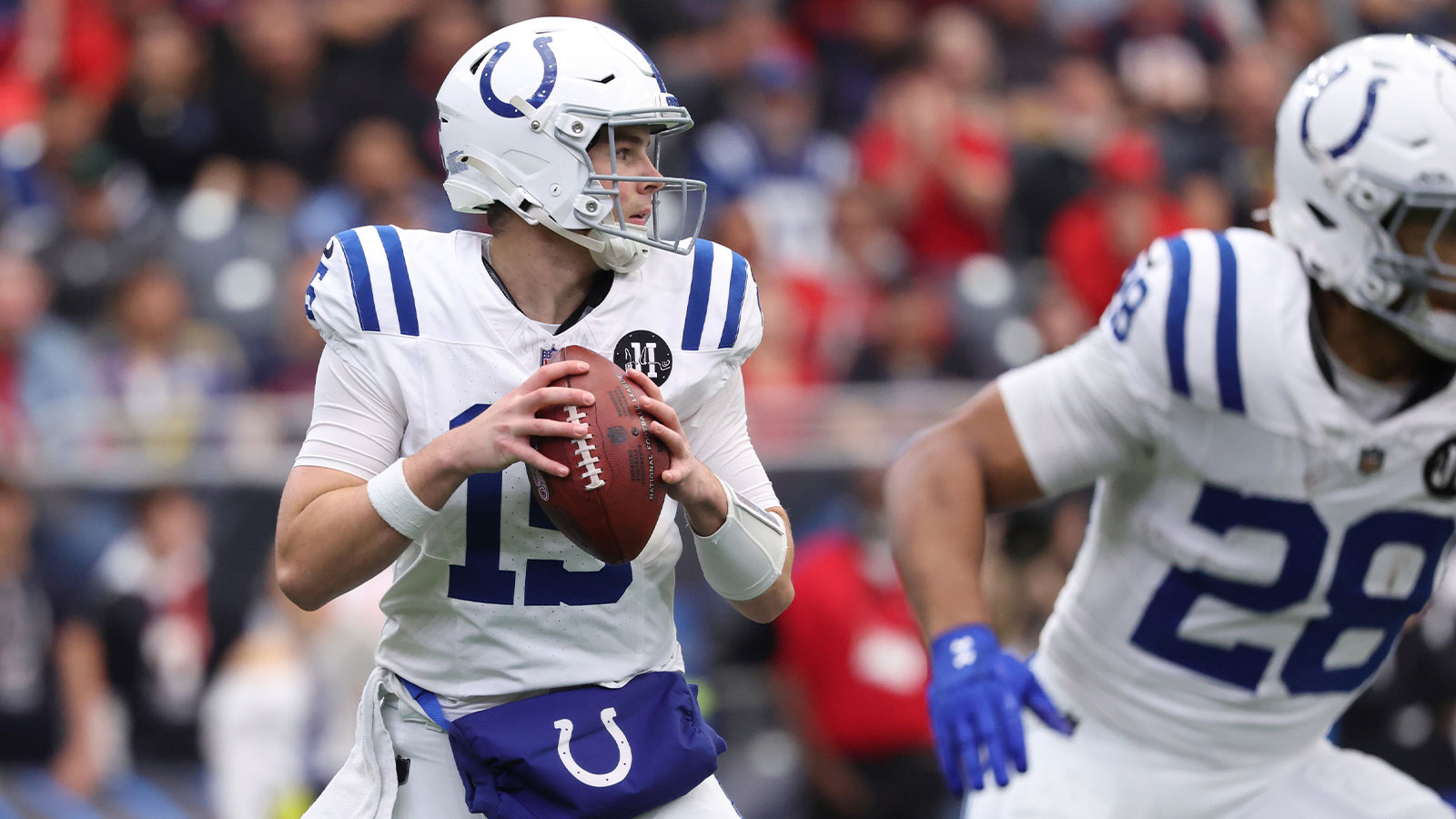 Everybody wondering why Colts didn’t start Riley Leonard instead of ...