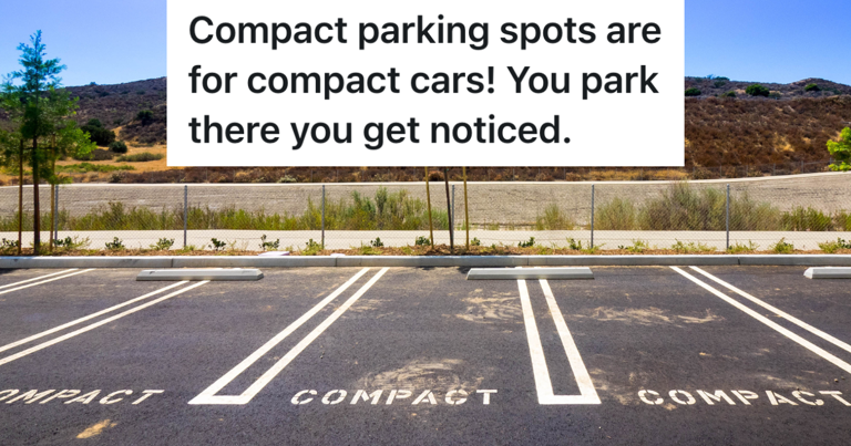 Woman is furious when drivers park bigger vehicles in compact parking ...