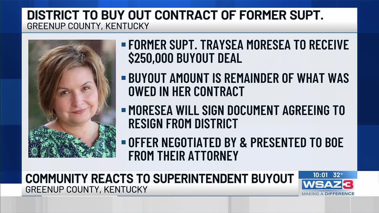 Community reacts to superintendent’s contract buy out