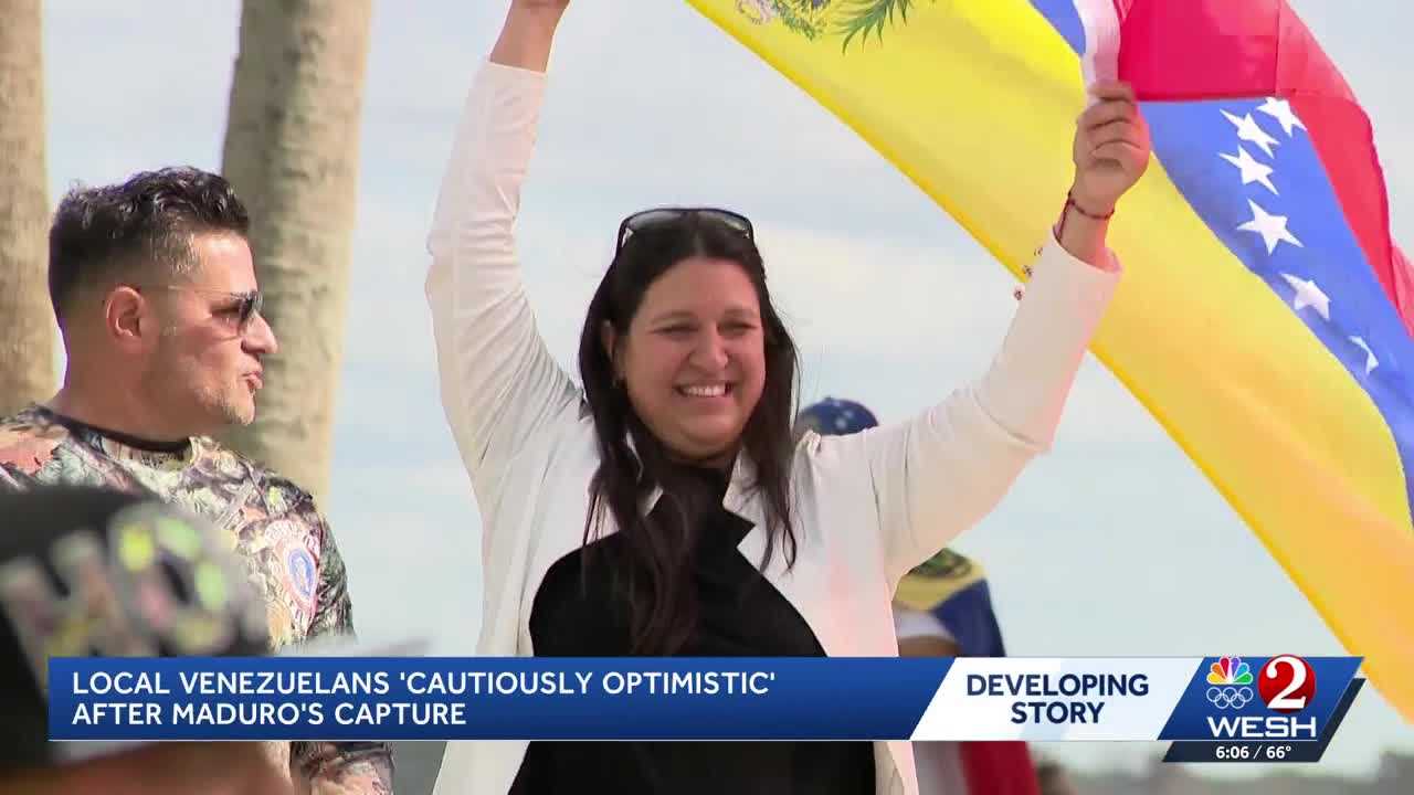 Venezuelans of Central Florida celebrate Maduro's capture with ...